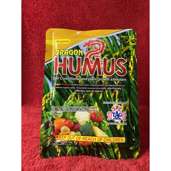 Dragon Humus 100grams Plant Growth Stimulant and Soil Conditioner ...