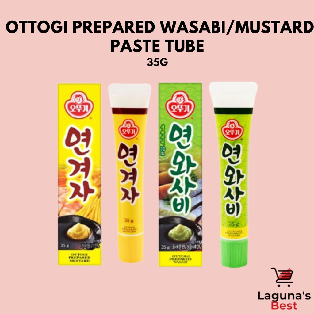 Korea Ottogi Wasabi Paste in Tube 35g / Mustard Paste in Tube 35g ...
