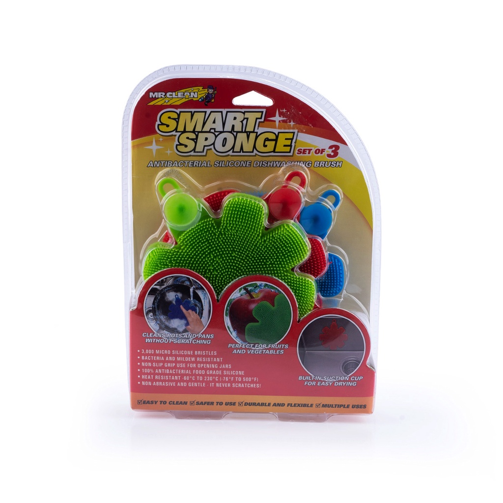 MR CLEAN Smart Sponge Set of 3 H61 | Shopee Philippines