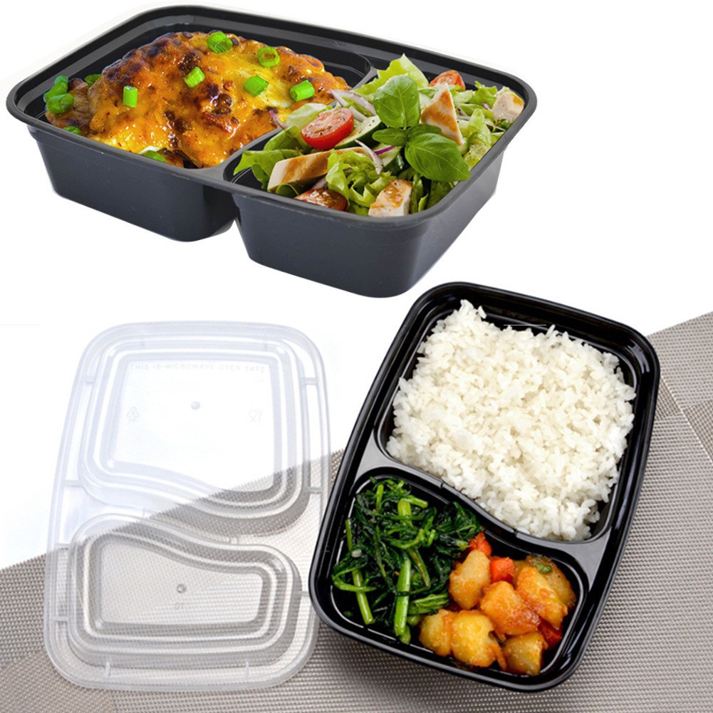 10PCS 1000ML Plastic Microwavable Food Storage Boxes | Shopee Philippines