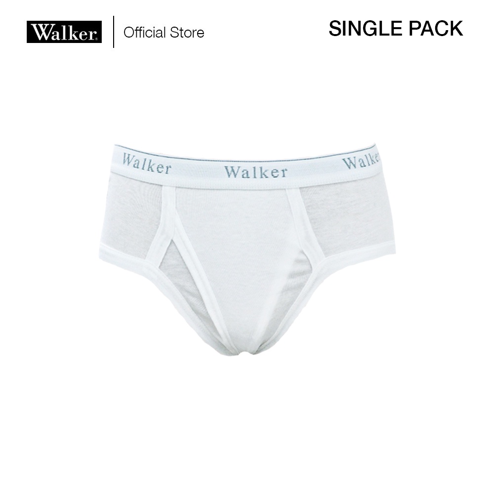 Walker Classic Cotton Comfort White Brief (Single Item) | Shopee ...