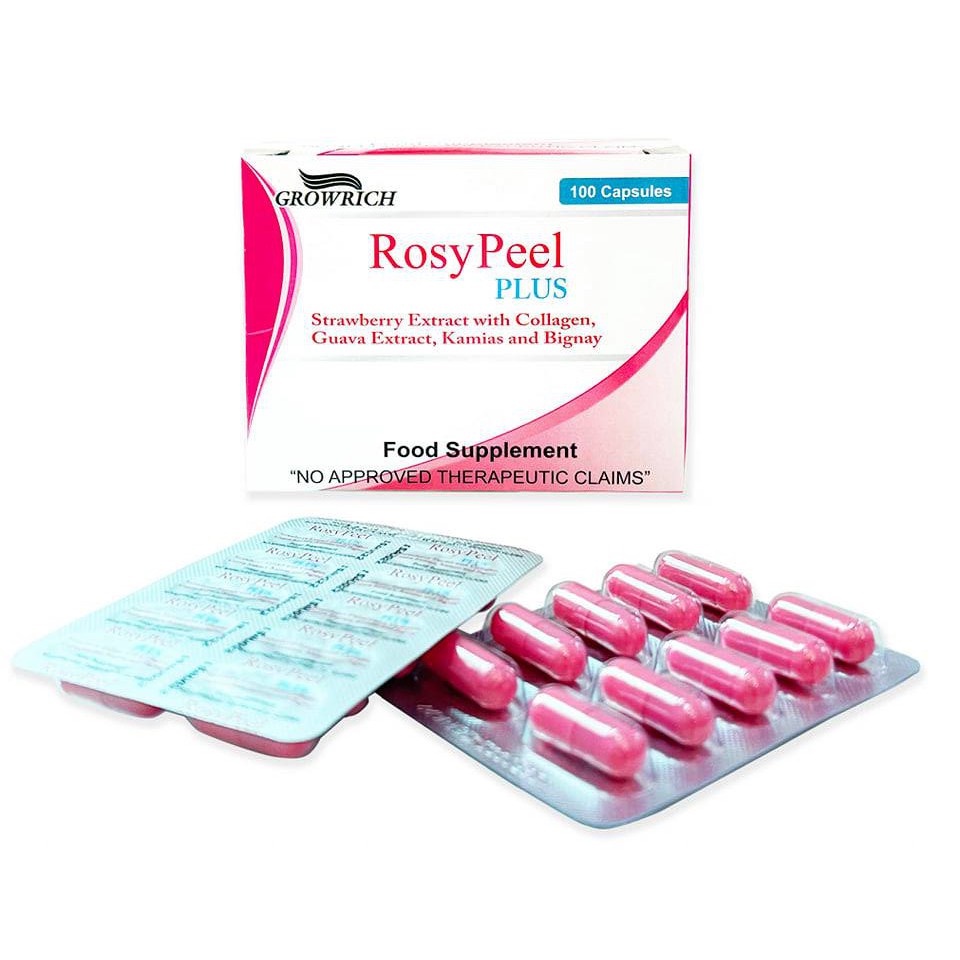 Rosy Peel PLUS Capsule box of 100's | Shopee Philippines