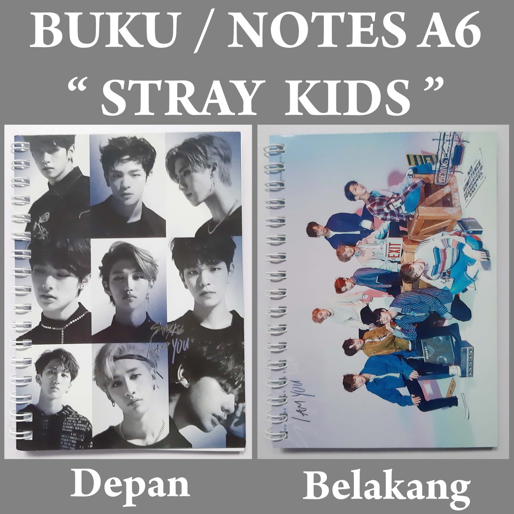 Kpop STRAY KIDS Notebook Notes | Shopee Philippines