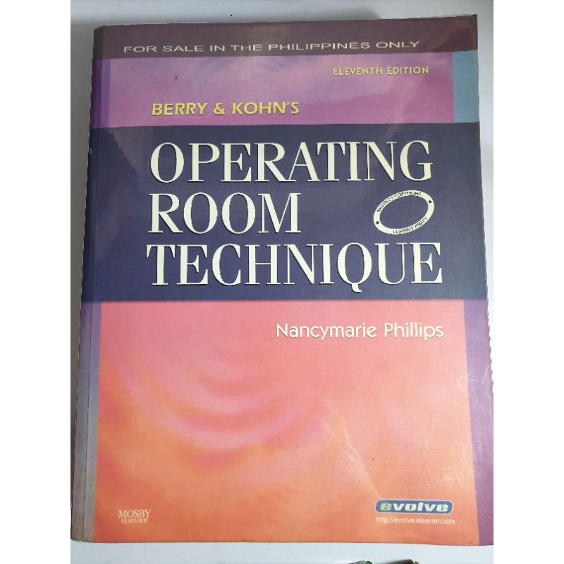 Operating Room Technique 11th ed. | Shopee Philippines