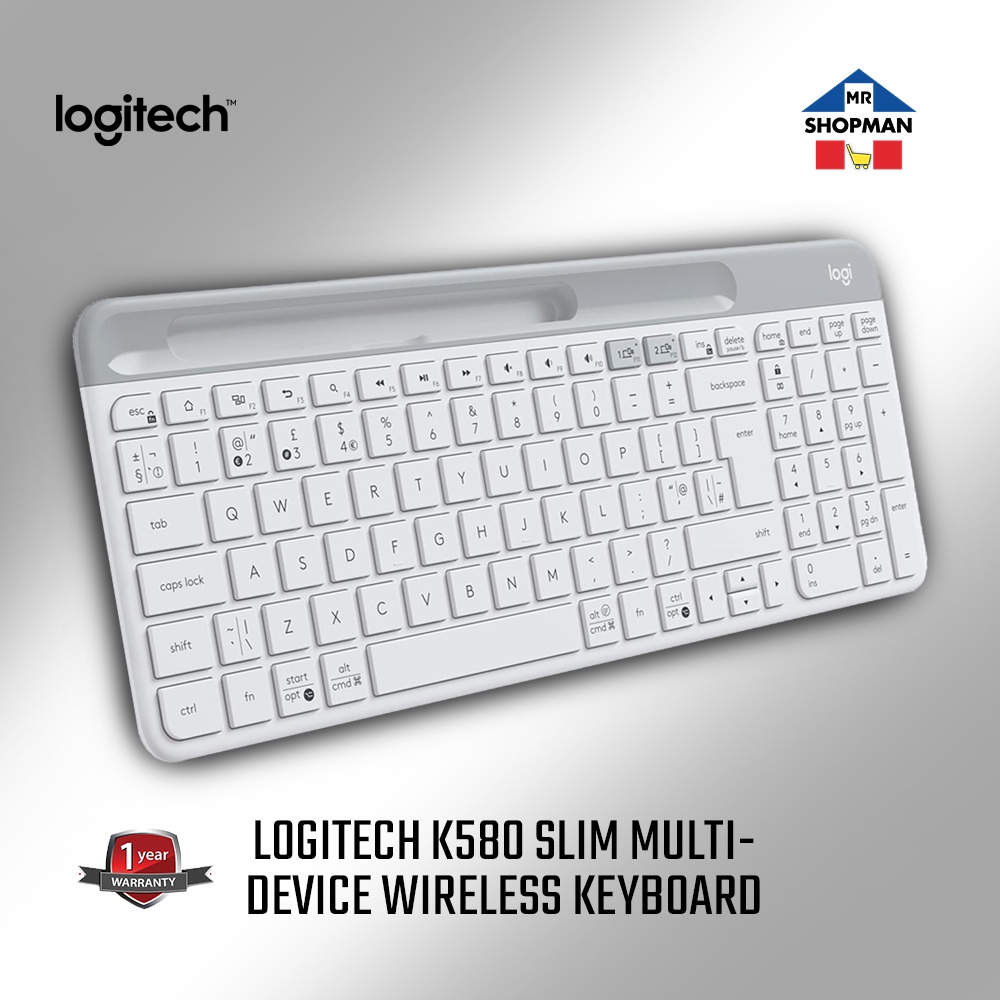 Logitech K580 Slim Multi-Device Wireless Keyboard | Shopee Philippines