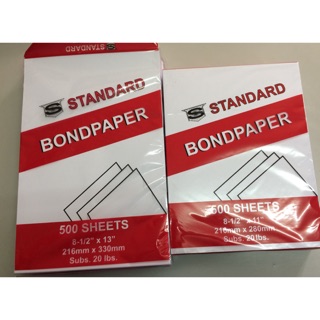 Smart Copy BOND PAPER-(A4 Size) S20; 500s/ream | Shopee Philippines