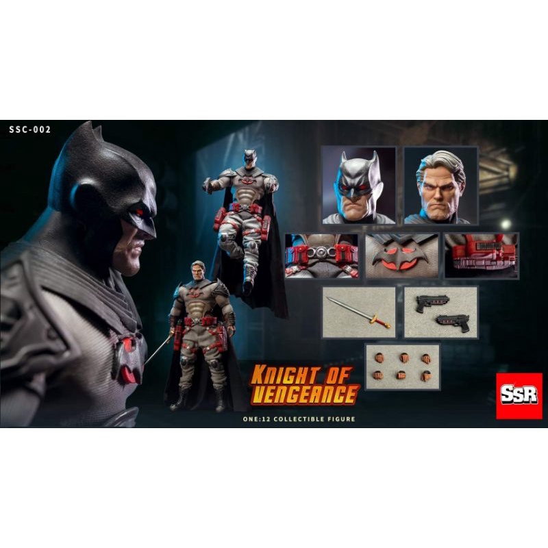 SSR Knight of Vengeance (Batman Flashpoint/ Thomas Wayne) 1/12 Action ...