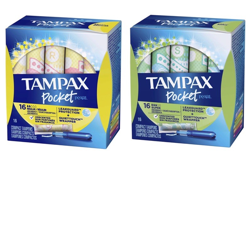 TAMPAX pocket compact tampons | Shopee Philippines