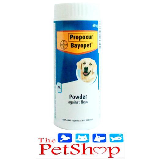 Bayer Propoxur Bayopet Powder Against Fleas 60g | Shopee Philippines