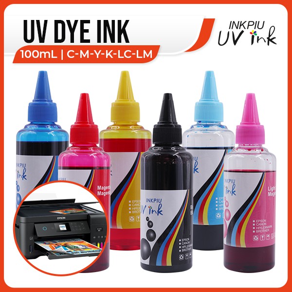 Inkpiu Dye Ink UV Ink 100ml 6 Colors Universal Dye Ink | Shopee Philippines Inkpiu Dye Ink UV Ink 100ml 6 Colors Universal Dye Ink | Shopee Philippines