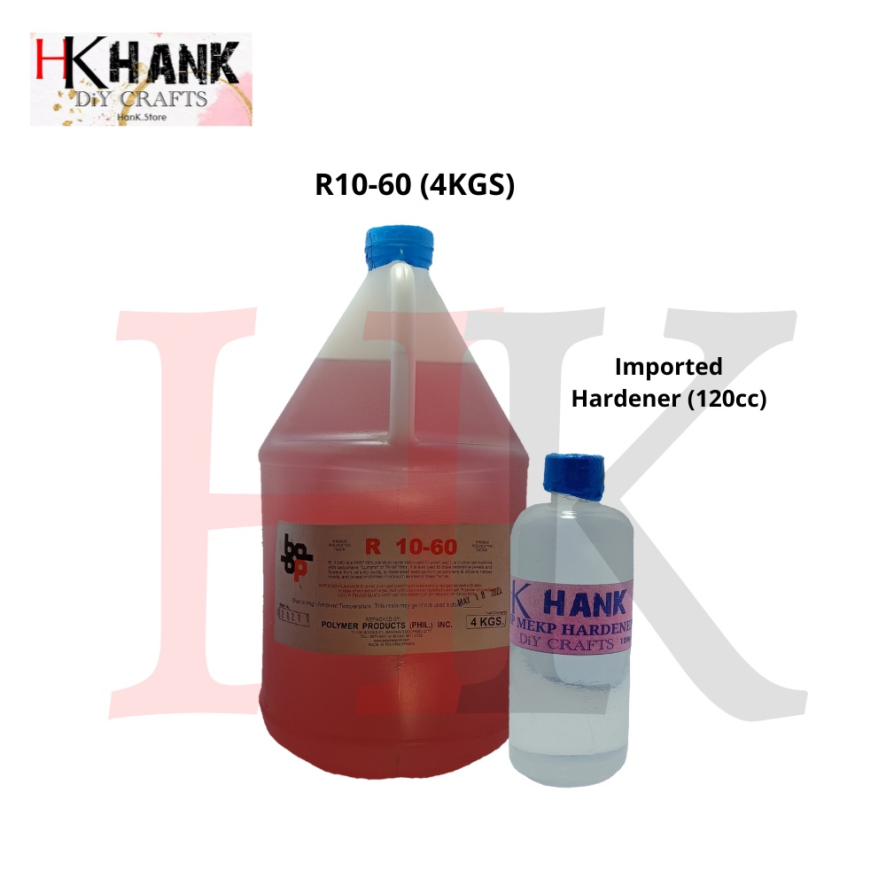 Fiberglass Premix Resin R10-60 Resin with Imported Hardener 120cc | Shopee Philippines