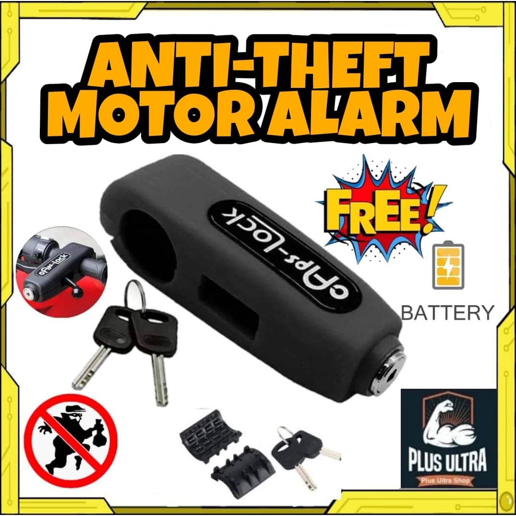 Anti-Theft Motorcycle Alarm-Lock | Shopee Philippines
