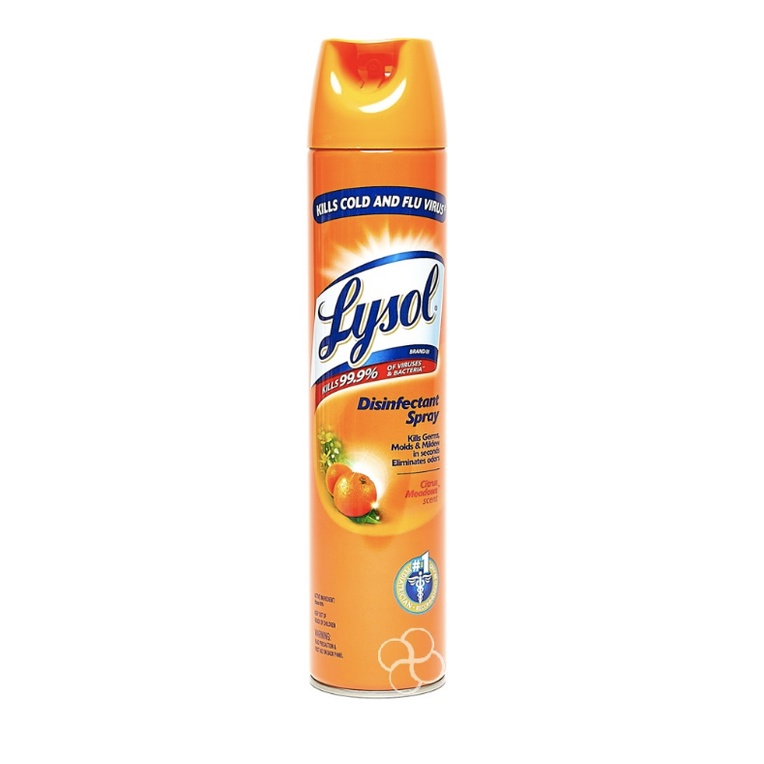 Lysol Citrus Meadows Scent Disinfectant Spray 510g | Shopee Philippines