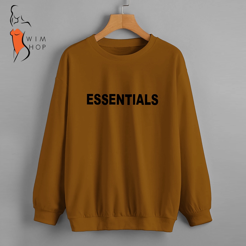 SS ESSENTIALS Jacket Oversized Sweater Unisex Plus Size Pullover ...