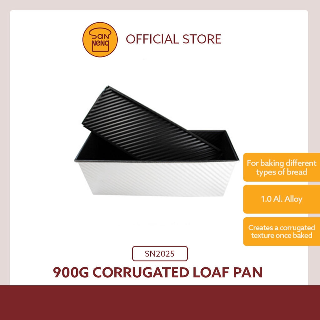 Sanneng 900g Corrugated Loaf Pan (SN2025) | Shopee Philippines