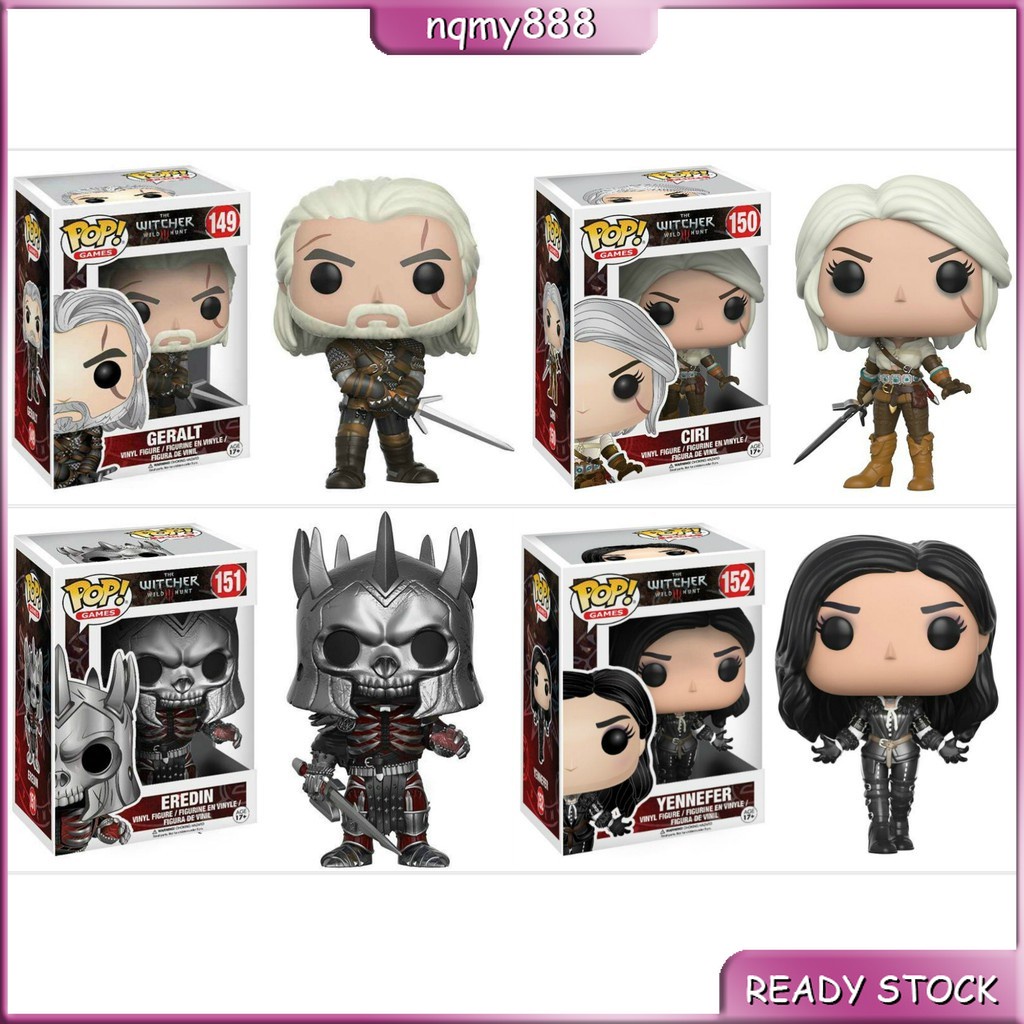 Funko Pop The Witcher Wild Hunt Geralt Ciri Eredin Yennefer VINYL ...
