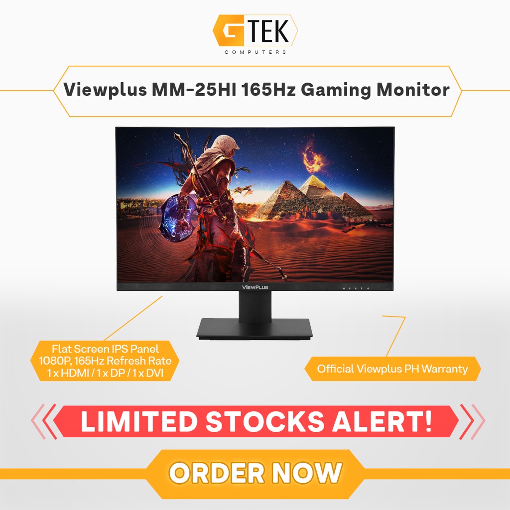 Viewplus MM-25HI 24.5" 1080P 165Hz IPS Panel Gaming Monitor | Shopee ...