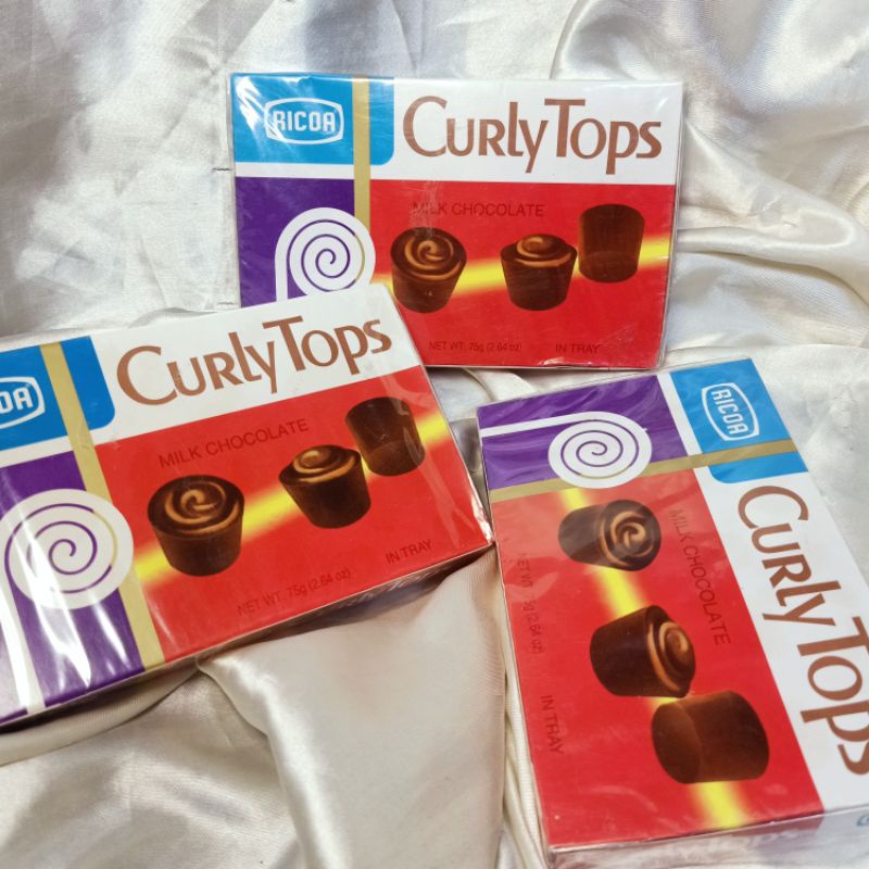 Ricoa Curly Tops 15's Milk Chocolate | Shopee Philippines