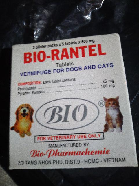 Bio-Rantel Deworming Tablet--Per Tablet | Shopee Philippines