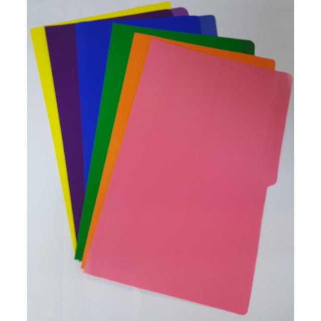 1Pack COLORED FILE FOLDER LONG ( 25pcs ) | Shopee Philippines