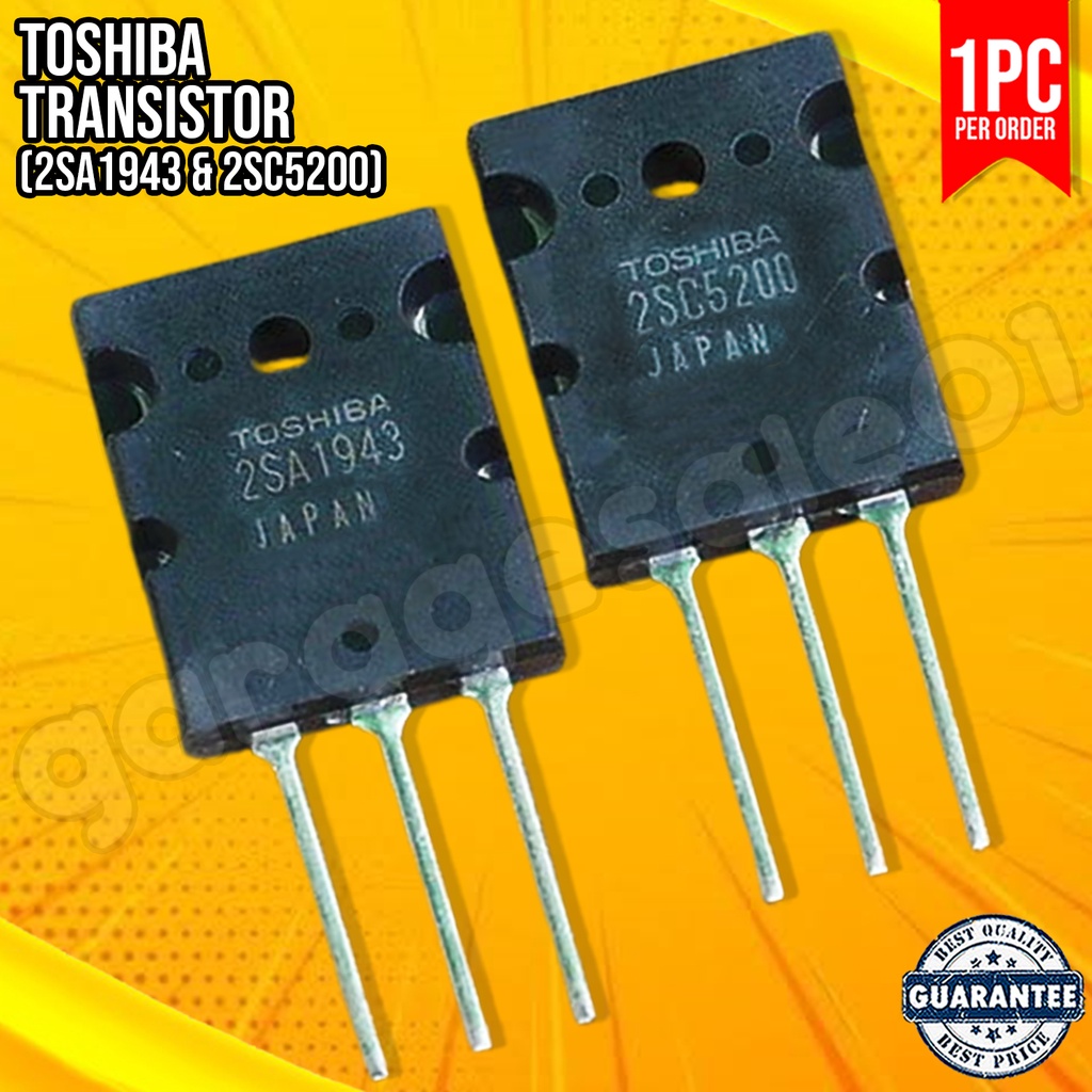 ⚡Toshiba Transistor (2SA1943 & 2SC5200)⚡ | Shopee Philippines
