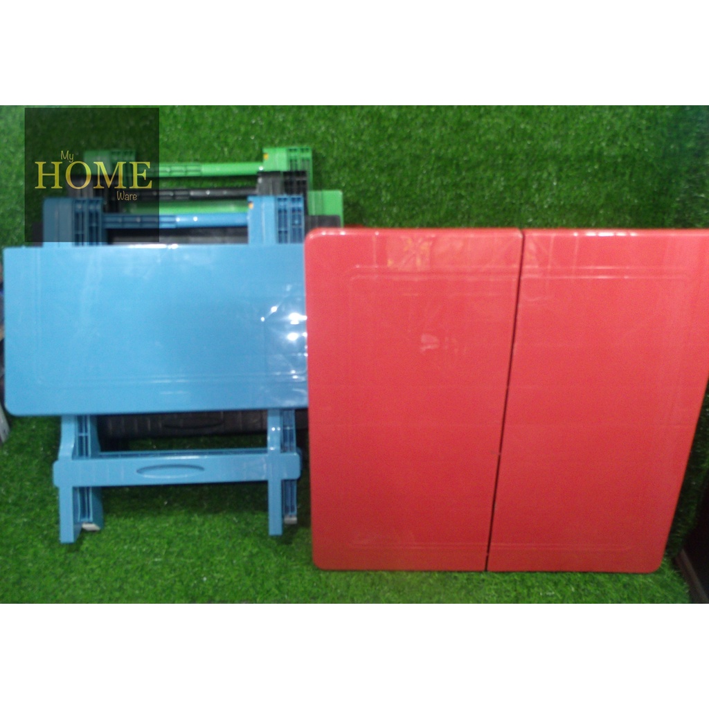 #8882 Square Shape Plastic Folding Table/Lamesa (Choose color) | Shopee ...