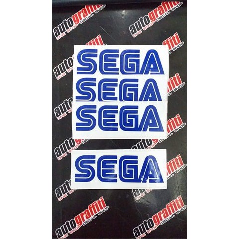 Sega Blue Logo sticker 5x1.4 Cut-Out Sticker for Motor | Shopee Philippines
