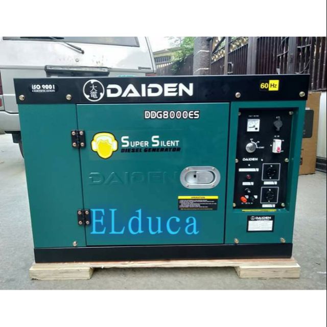 DAIDEN Japan DDG8000ES 7kva Diesel Silent Type Generator - 100% ...