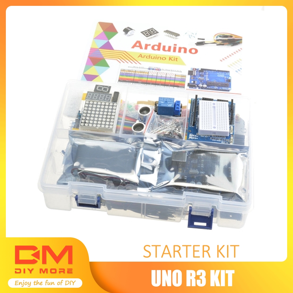 Diymore Arduino Uno R3 Upgraded Ultimate Starter Kit Learning Kit V2 Sensor Beecost