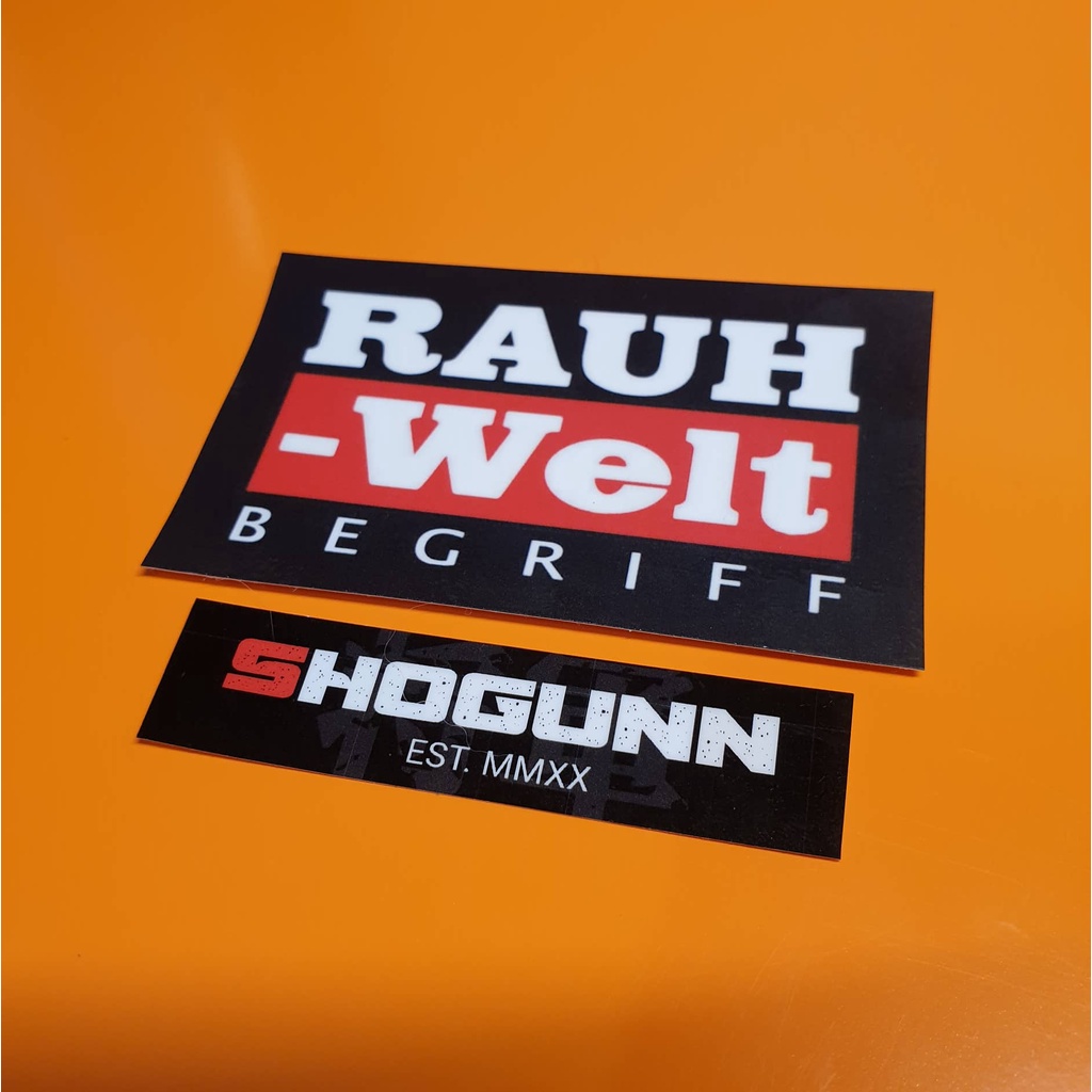 RWB Raugh-Welt Begriff Laminated Vinyl Sticker | Shopee Philippines