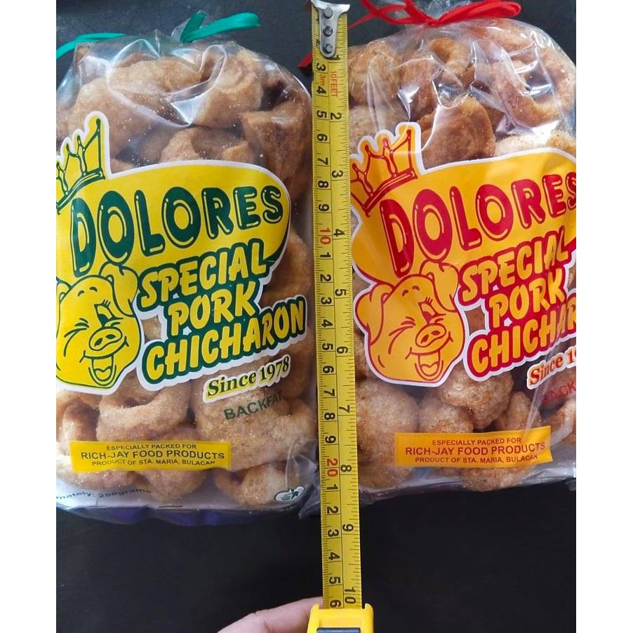Dolores Backfat Chicharon (250 grams) | Shopee Philippines