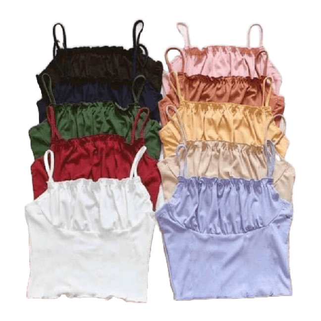SS Ruched Garter Crop Top Knitted Tops | Shopee Philippines