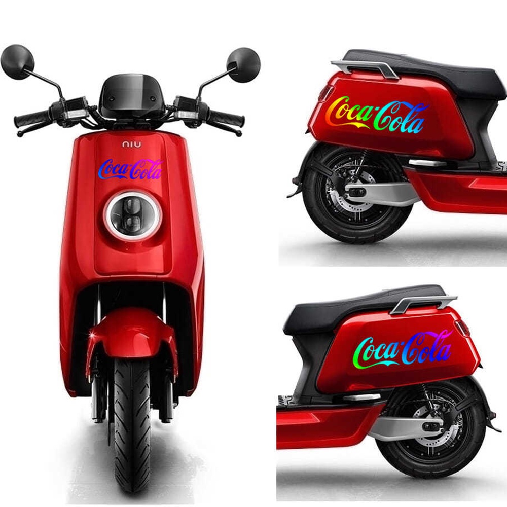 Coca-Cola Locomotive Pedal Sticker Car Body Sticker Waterproof Sun ...