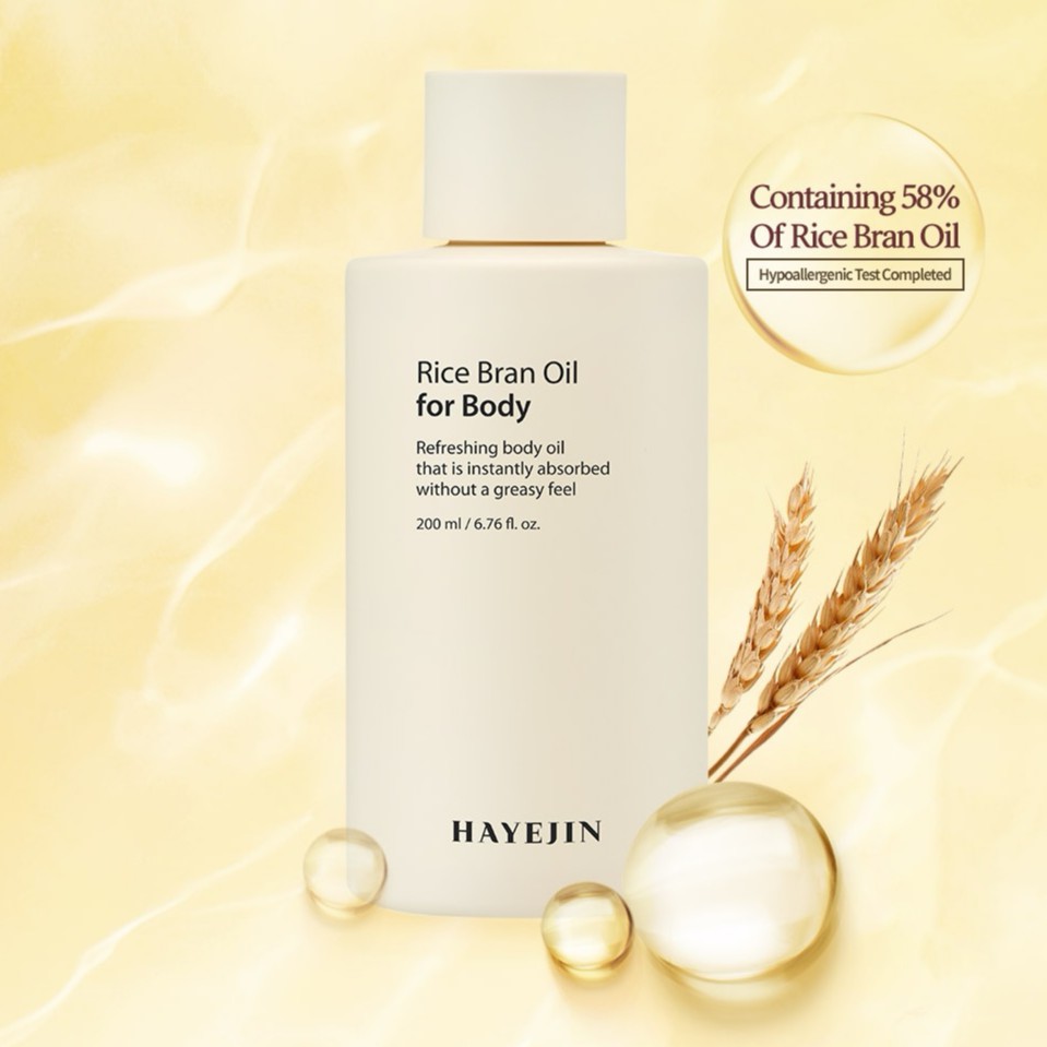 HAYEJIN Rice Bran Oil For Body 200ml [ Read Caption ] | Shopee Philippines