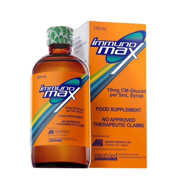 Immunomax 10mg/5mg syrup 120ml | Shopee Philippines