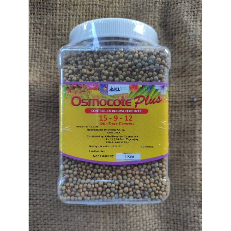 Osmocote Plus 15-9-12 with Trace Elements 500g/1kg | Shopee Philippines