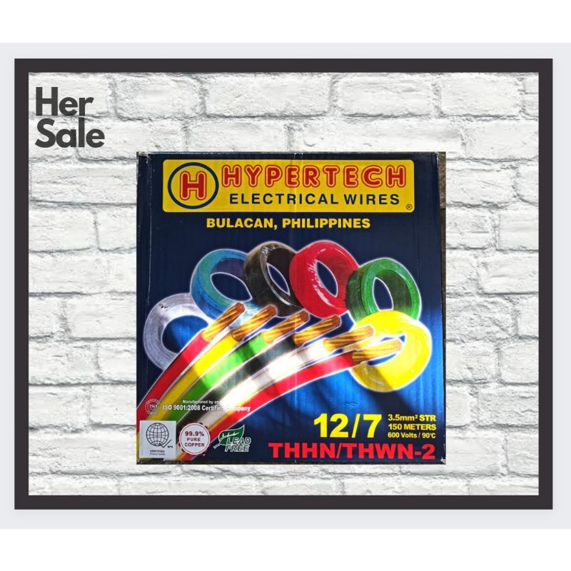 HYPERTECH THHN Wire #12 | 12/7 | 150 meters | Shopee Philippines