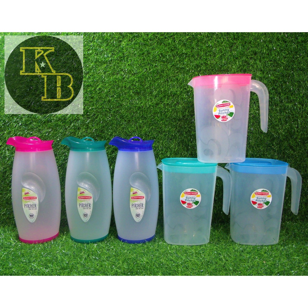 Plastic SunnyWare Pitcher wide Opening with and without Handle(BPA FREE ...