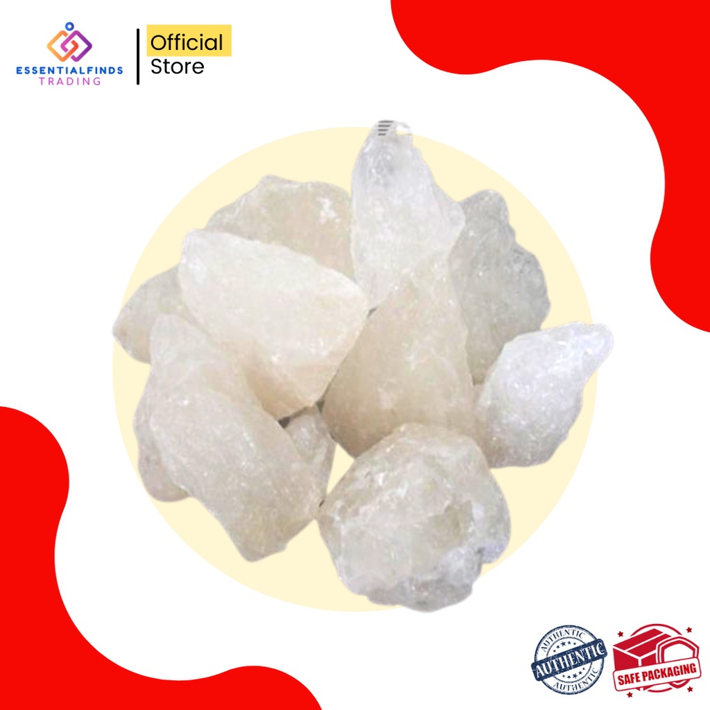 Tawas Buo (Tawas Crystal) Crystal Alum Chunks 1kg Premium Quality ...