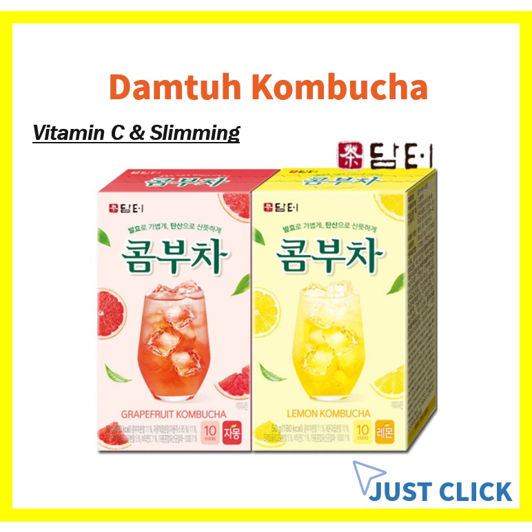 [Damthu] Kombucha lemon grapefruit 5g X 10sticks Slimming tea Diet tea ...