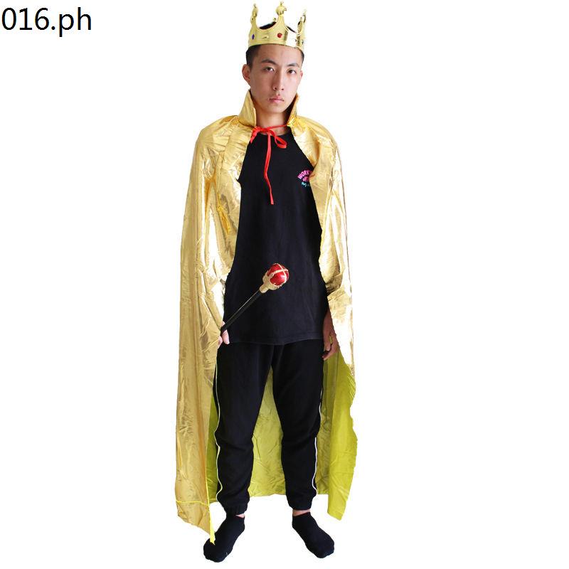 Halloween Cloak Adult Performance Costume cos King Children Prince Male ...