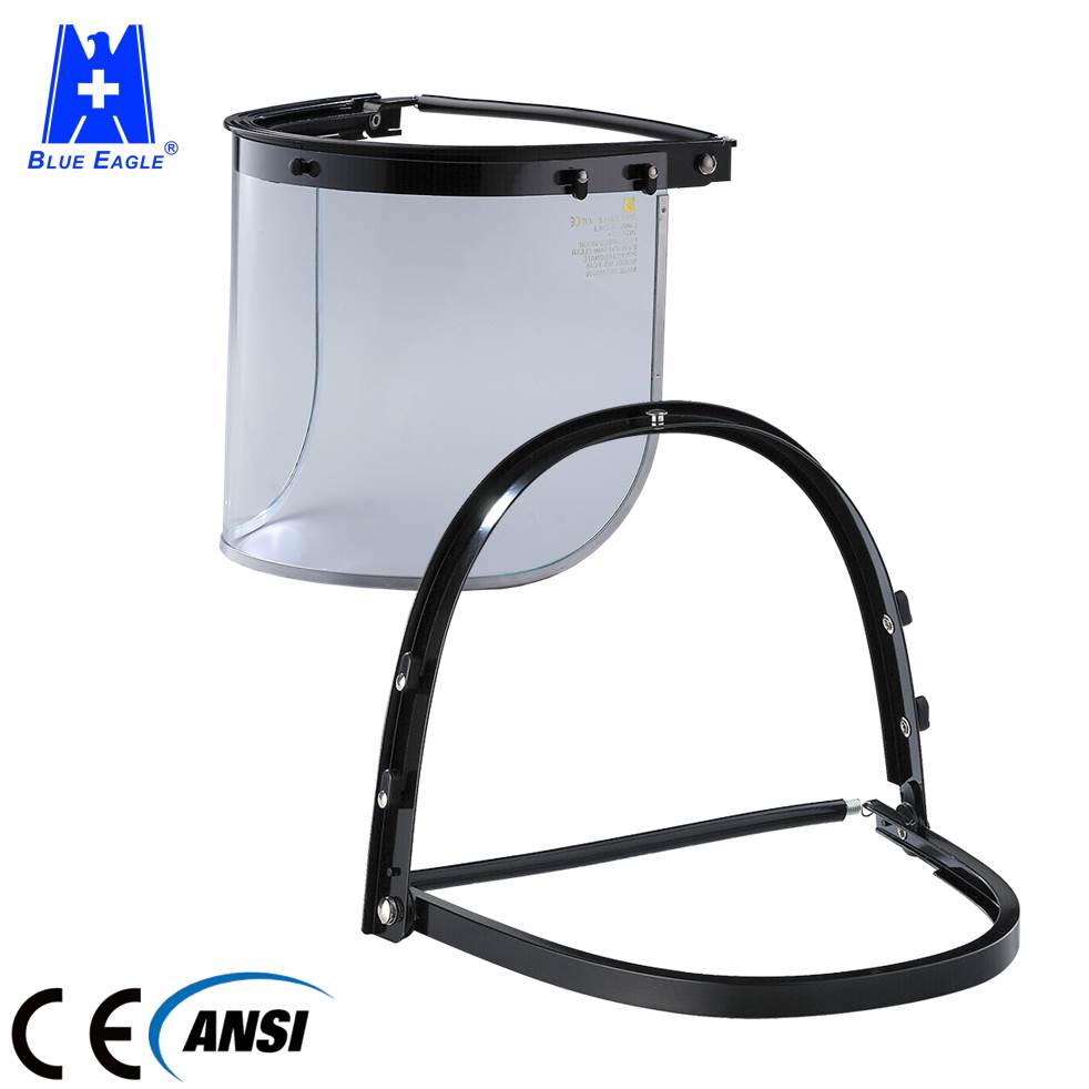 Blue Eagle Faceshield A2 Bracket FC25 Visor for Hardhat for Safety Helmet Hard Hat Attachment ...