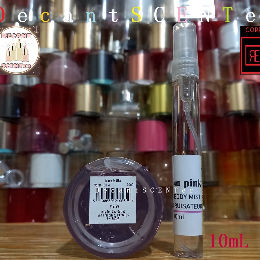 Authentic Gap So Pink Body Mist in 10ml | Shopee Philippines