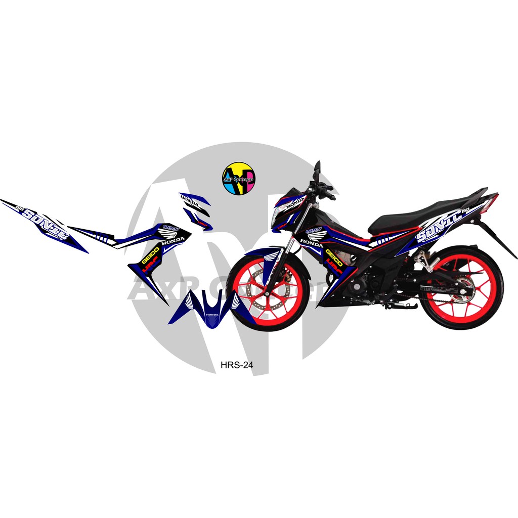 Honda RS150 Decal Kit HRS-24 | Shopee Philippines