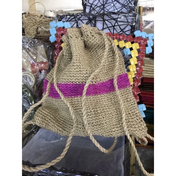 Native jute Bag ( Backpack) | Shopee Philippines