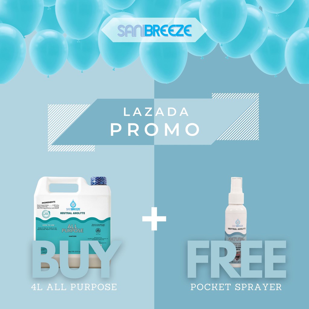 Sanibreeze Anolyte All Purpose 500ppm Multipurpose Disinfectant ...