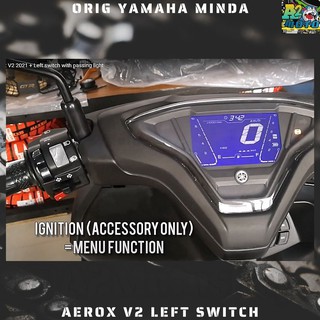 YAMAHA AEROX 2021 Left SWITCH Aerox V2 Connected | Shopee Philippines