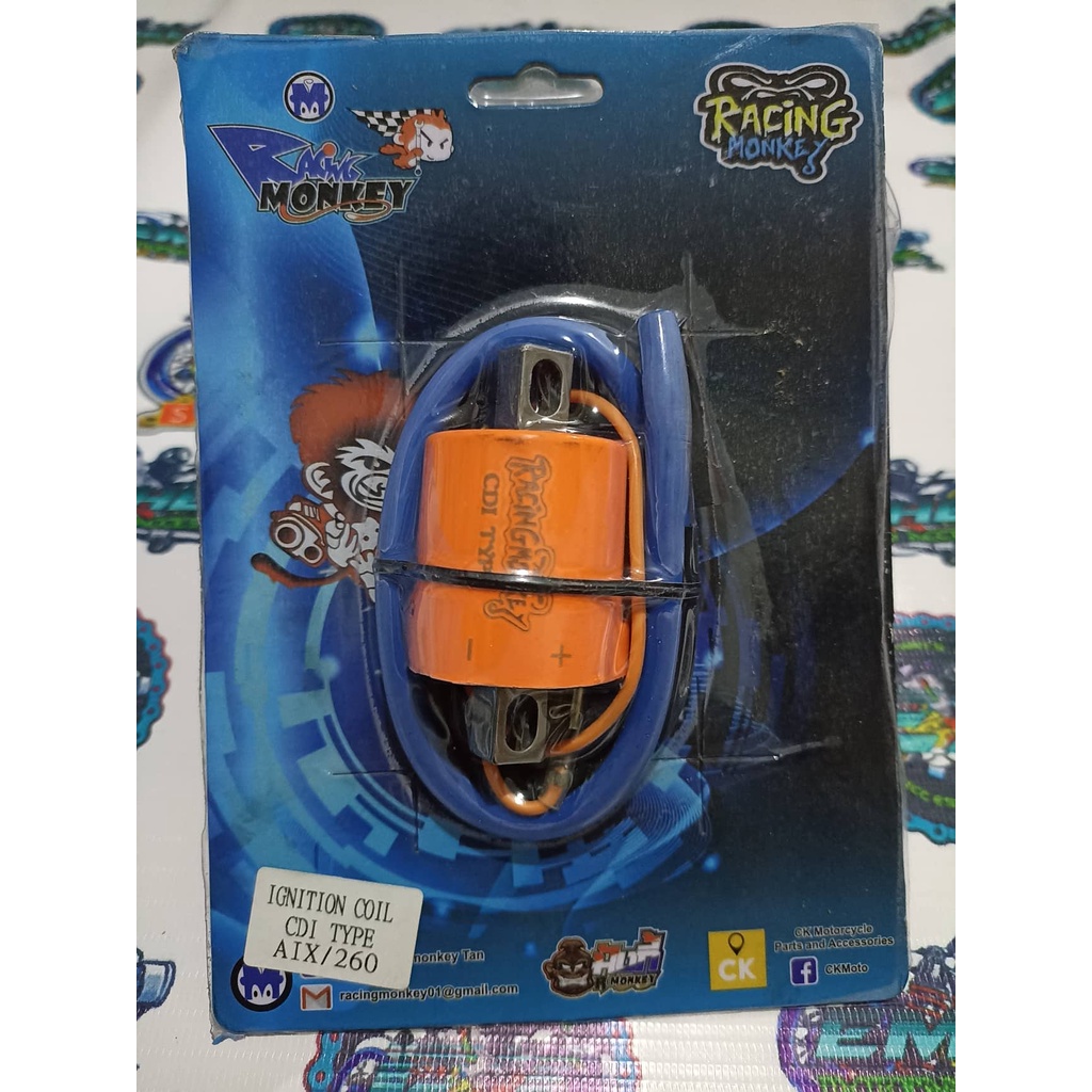 Racing Monkey IGNITION COIL [CARB CDI TYPE] | Shopee Philippines