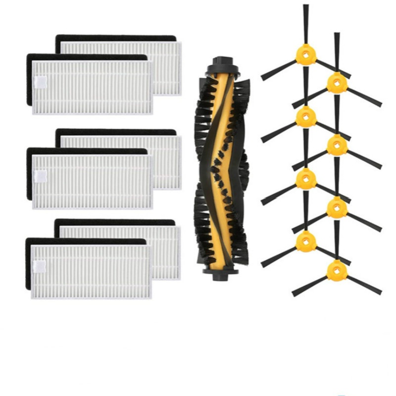 Vacuum Cleaner Main Brush Hepa Filter Side Brush for EcoVacs Deebot 500 ...