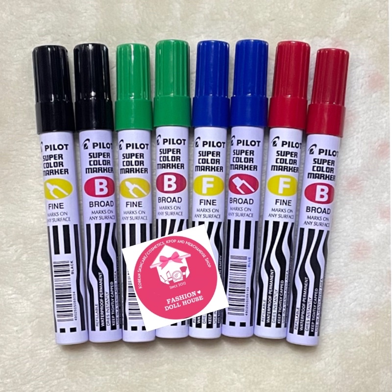 PILOT Pentel Pen Super Color Marker Per Piece Shopee Philippines
